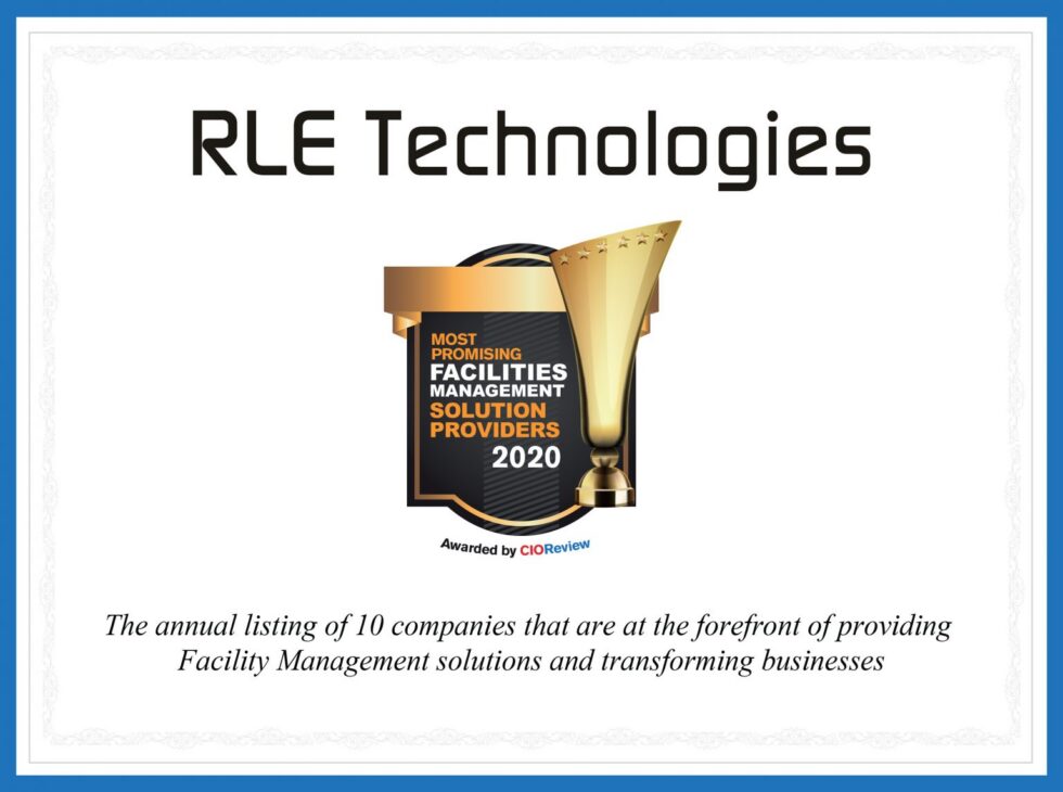 RLE Technologies NamedMost Promising Facilities Management Solution ...